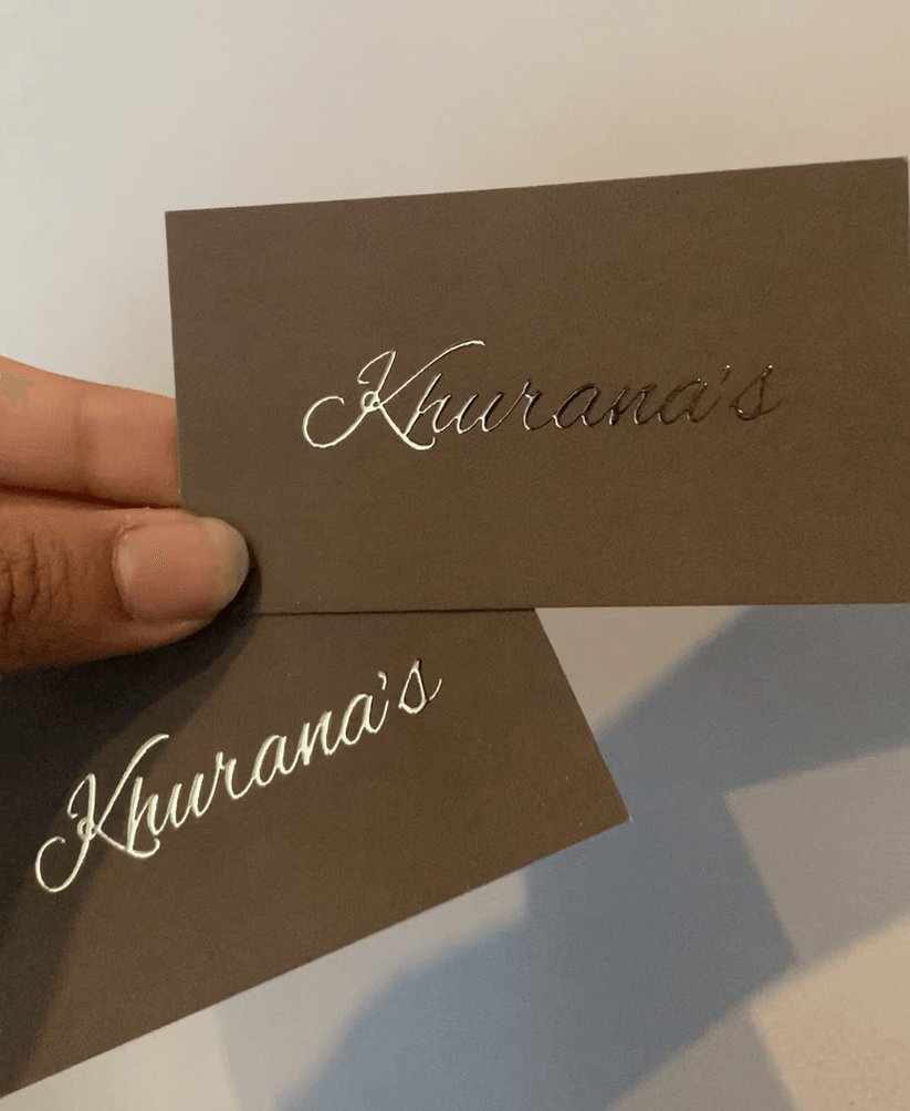 Personalised Foiled Cards (Gifting) – Ingrained Prints