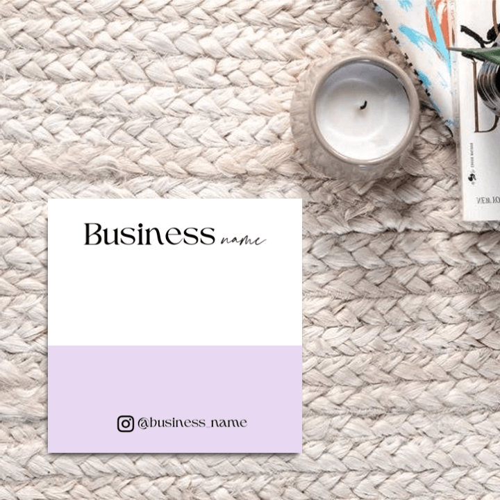 Jewelry Display Card Design #3